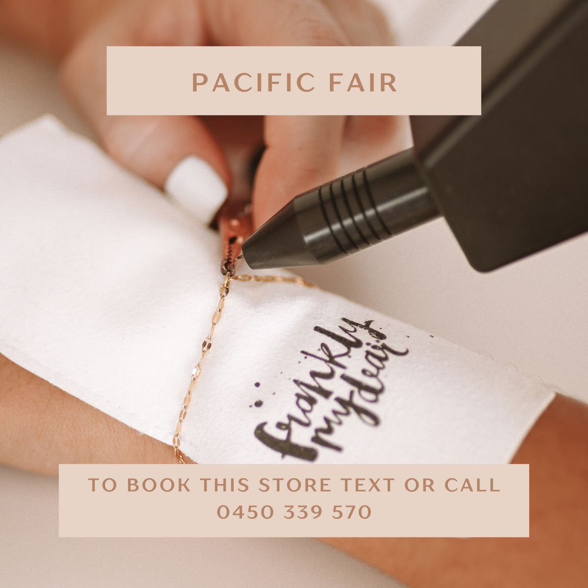 PACIFIC FAIR - Permanent Bracelet or Anklet – Frankly My Dear Store